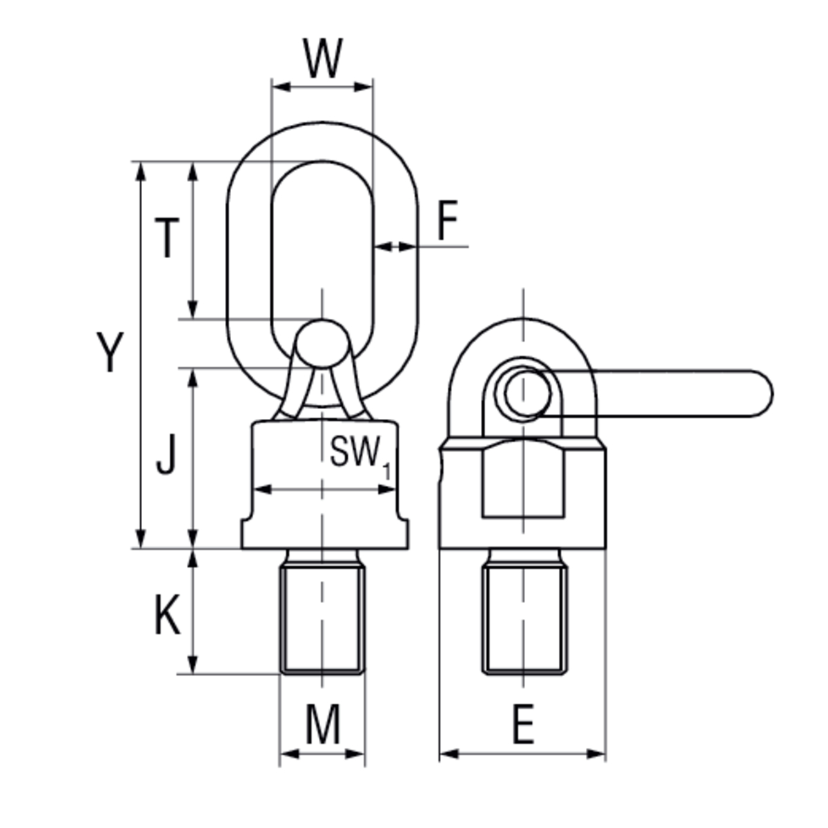PFEIFER Webshop | Bolt-on swivel type G10 Pro / C800X | purchase online