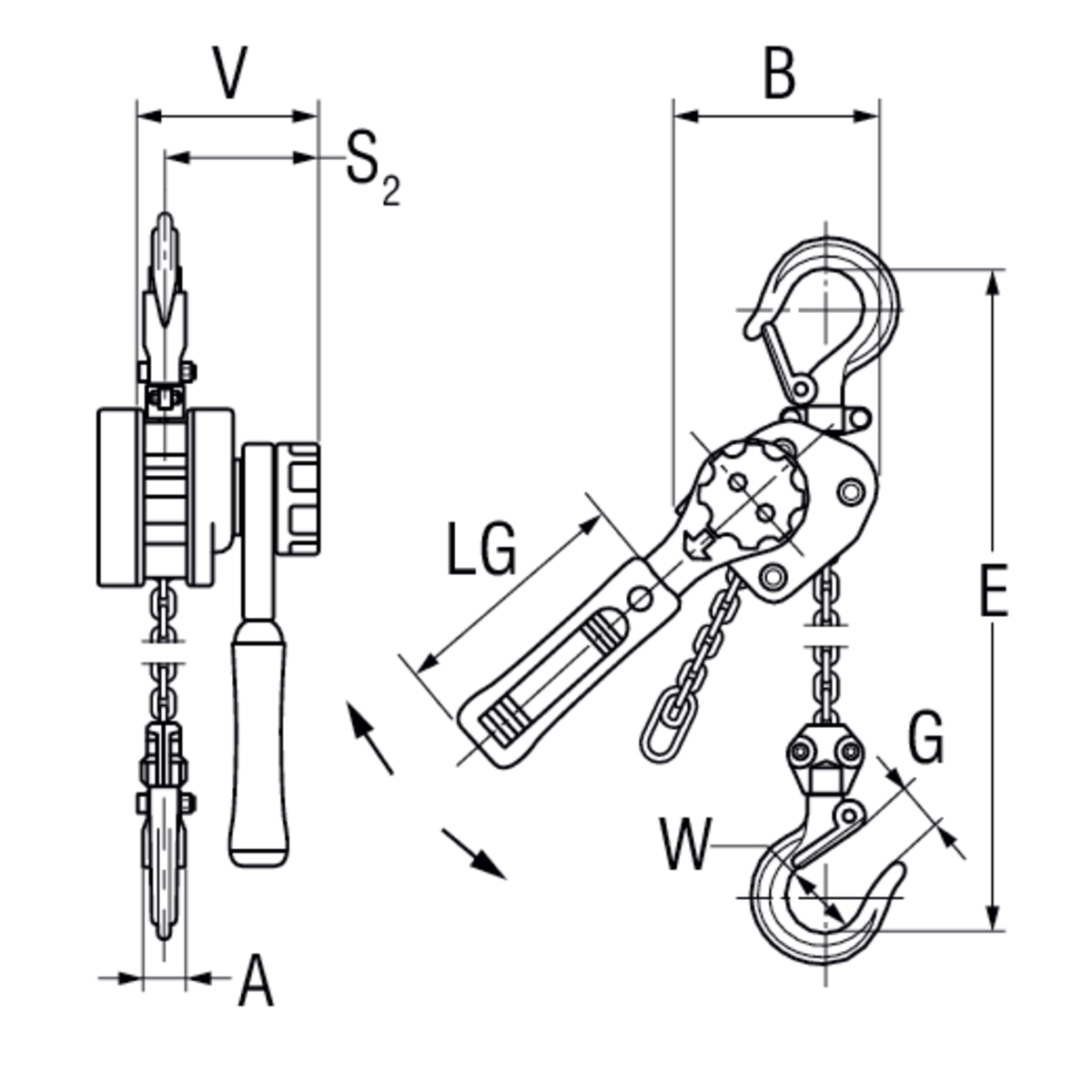 PFEIFER Webshop | LX-ALU mini lever hoist | purchase online